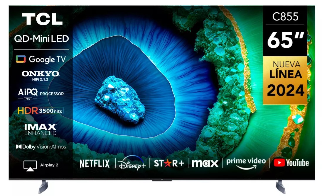 Smart TV Mini-Qled 65 TCL 65C855 144hz 4K - Rifas Online